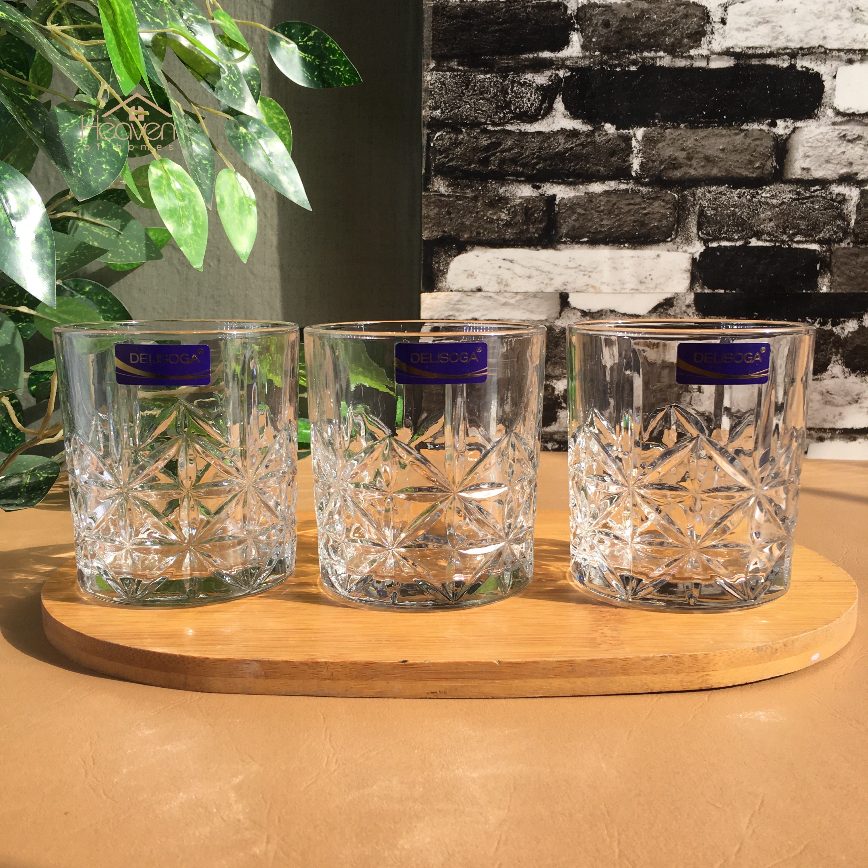 Delisoga® 340ml Transparent Drinking Glasses – Elegant and Practical G ...