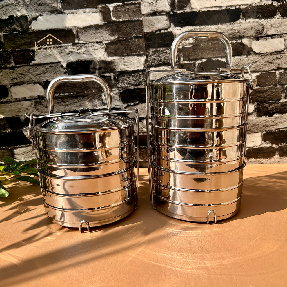 Heaven® Double-Body Stainless Steel Tiffin – Compact, Durable & Easy t ...